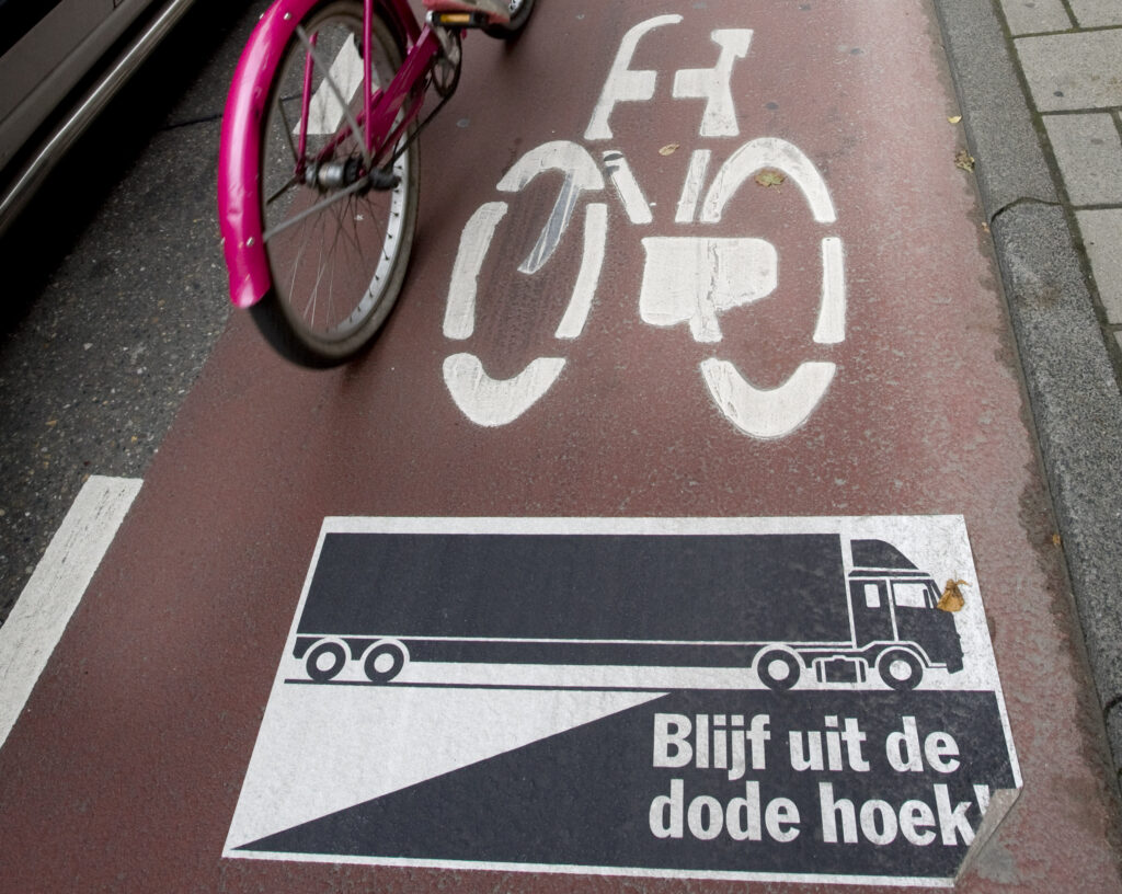 Nieuwe dode hoek-sticker - Truckstar