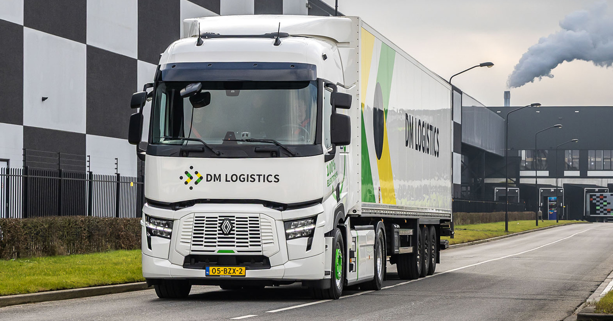 DM Logistics kiest voor Renault Trucks E-Tech T