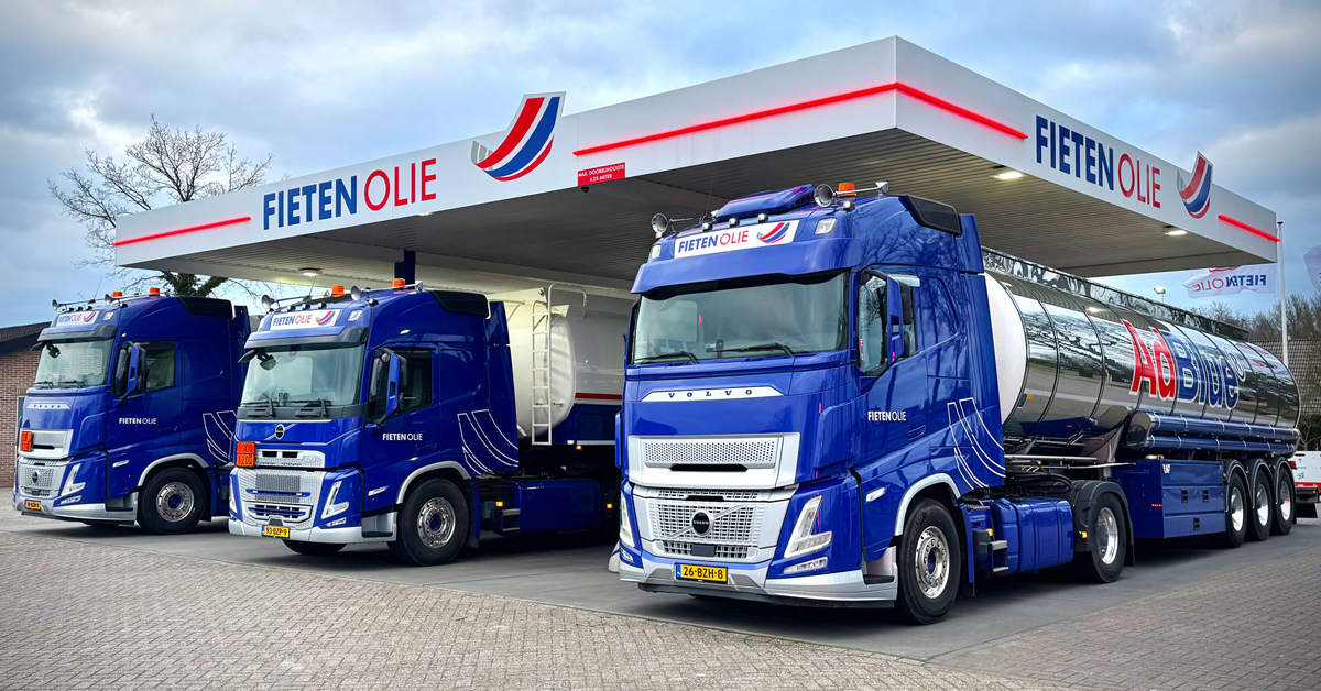 Fieten Olie breidt uit en groeit door met Volvo Trucks