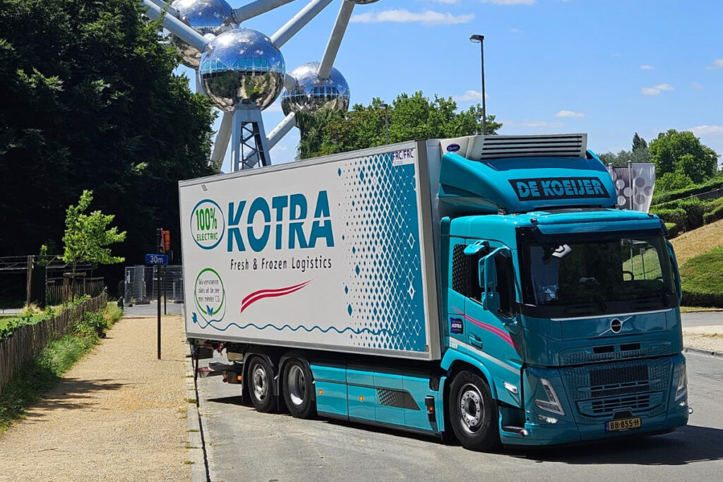 Kotra Logistics bezorgt verse vis met Volvo FM Electric