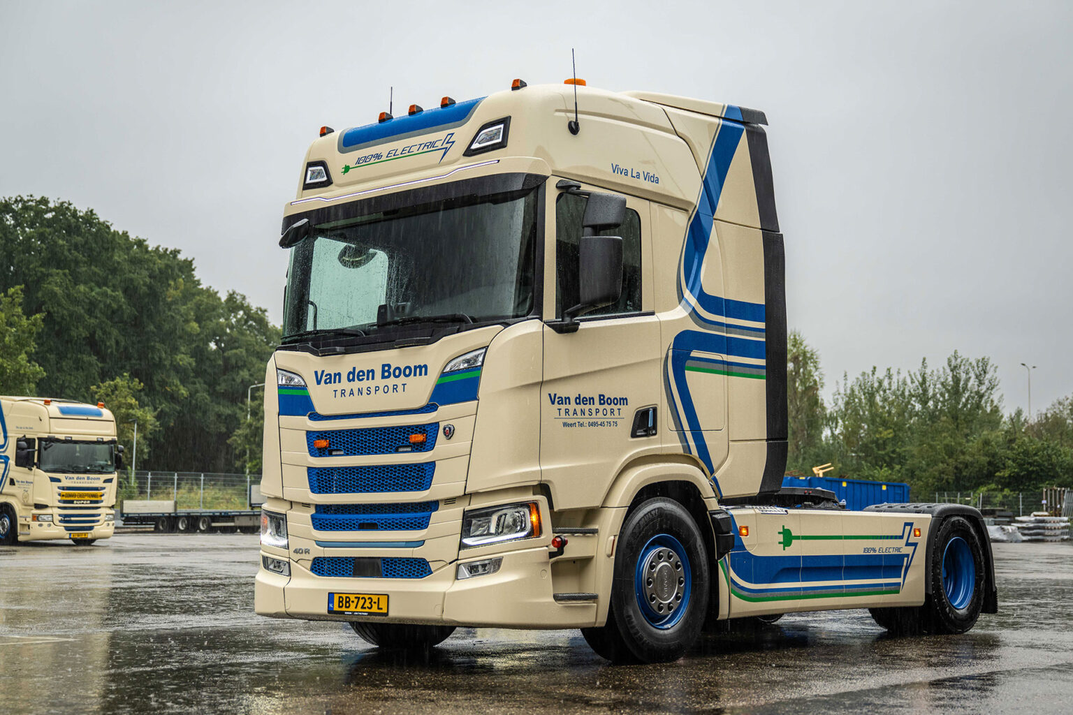 Van den Boom Transport investeert in eerste elektrische Scania